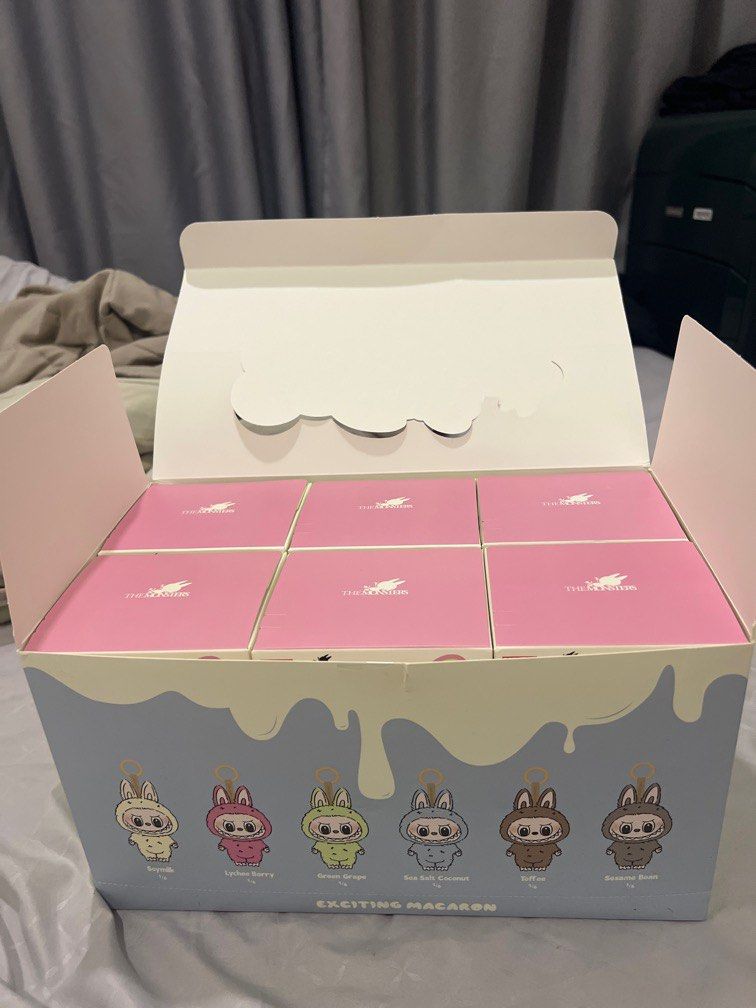 Labubu Excited Macaron, Hobbies & Toys, Toys & Games on Carousell