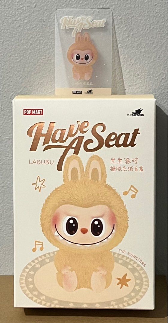 Labubu Have A Seat Baba, Hobbies & Toys, Toys & Games on Carousell