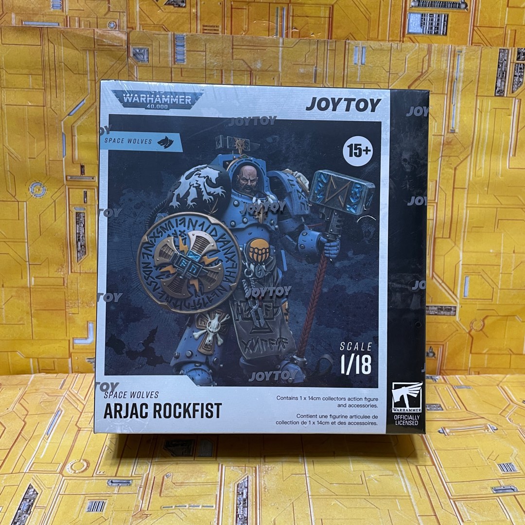 Joytoy Joy Toy Warhammer 40K - JT6878 Space Wolves Arjac Rockfist (MISB ...
