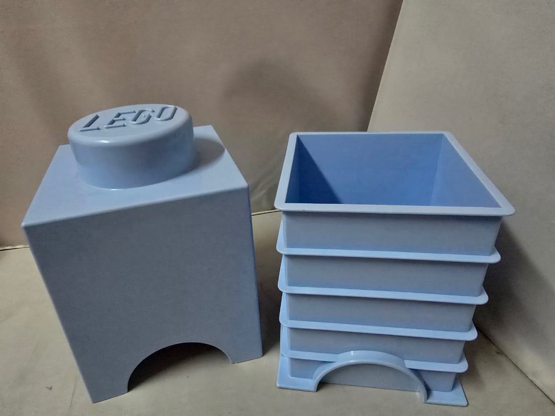 Lego brick box stackable storage container, Hobbies & Toys, Toys ...