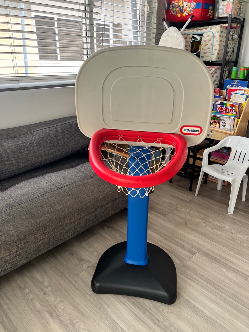 Little Tikes basketball ring with stand, Babies & Kids, Baby Nursery ...