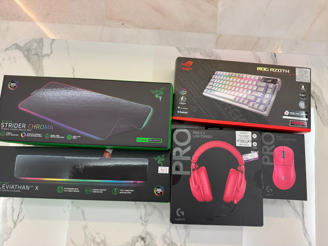 Logitech Razer Rog higher end peripheral, Audio, Earphones on Carousell