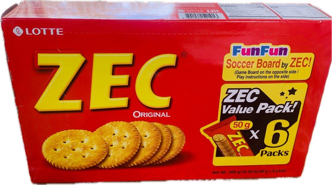 LOTTE ZEC ORIGINAL CRACKERS 300G , Food & Drinks, Other Food & Drinks ...