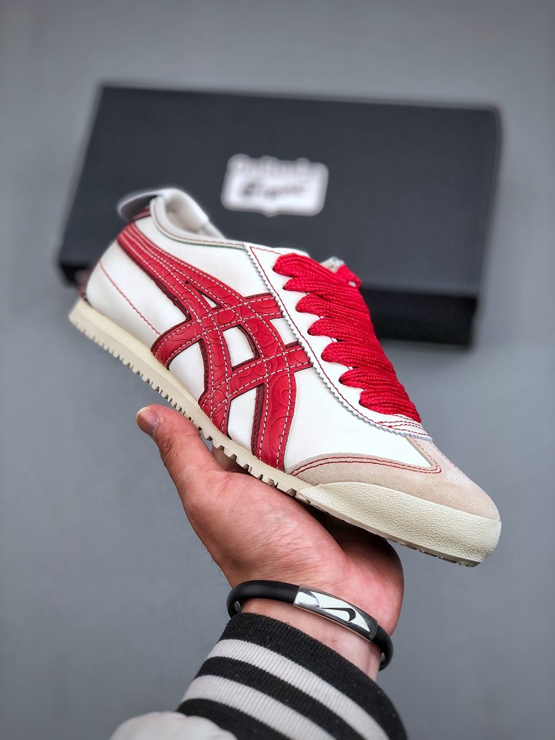 Maison Patou x Onitsuka Tiger Mexico 66 (1183C391-100) Unisex pre-order, Fesyen Wanita, Sepatu ...