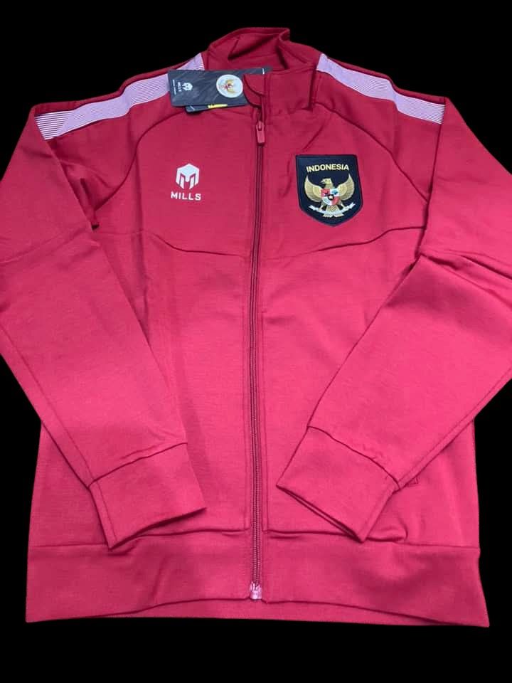 MILLS JACKET TIM NASIONAL INDONESIA JAKET TIMNAS INDO MERAH GARUDA ...