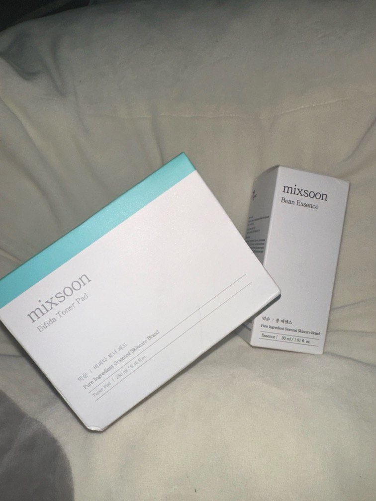 MIXSOON BIFIDA TONER PAD & MIXSOON BEAN ESSENCE 30 ML, Beauty ...
