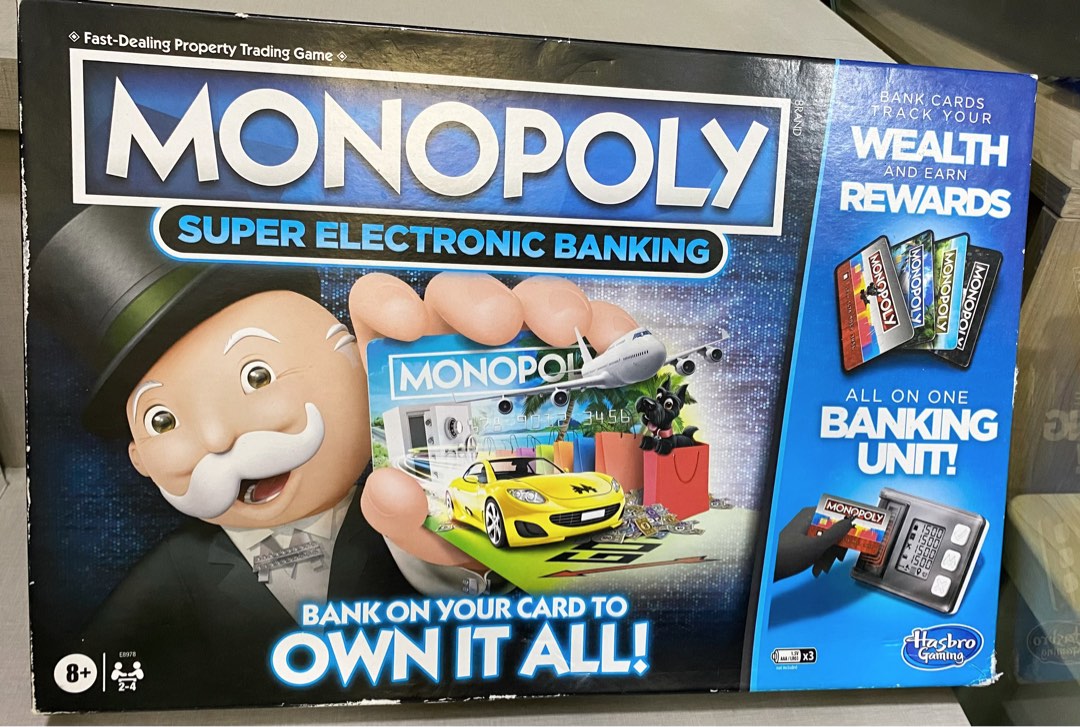 Monopoly electronic banking, Hobbies & Toys, Toys & Games on Carousell