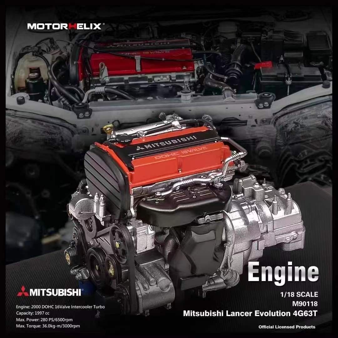 Motorhelix 1 18 Honda Civic Type R Engine Fd2 Fl5 Alfa Romeo V6 Lancer