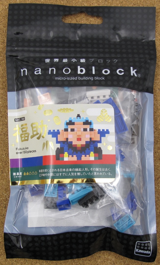 nanoblock NBC_102 Fukusuke, 興趣及遊戲, 玩具 & 遊戲類 - Carousell