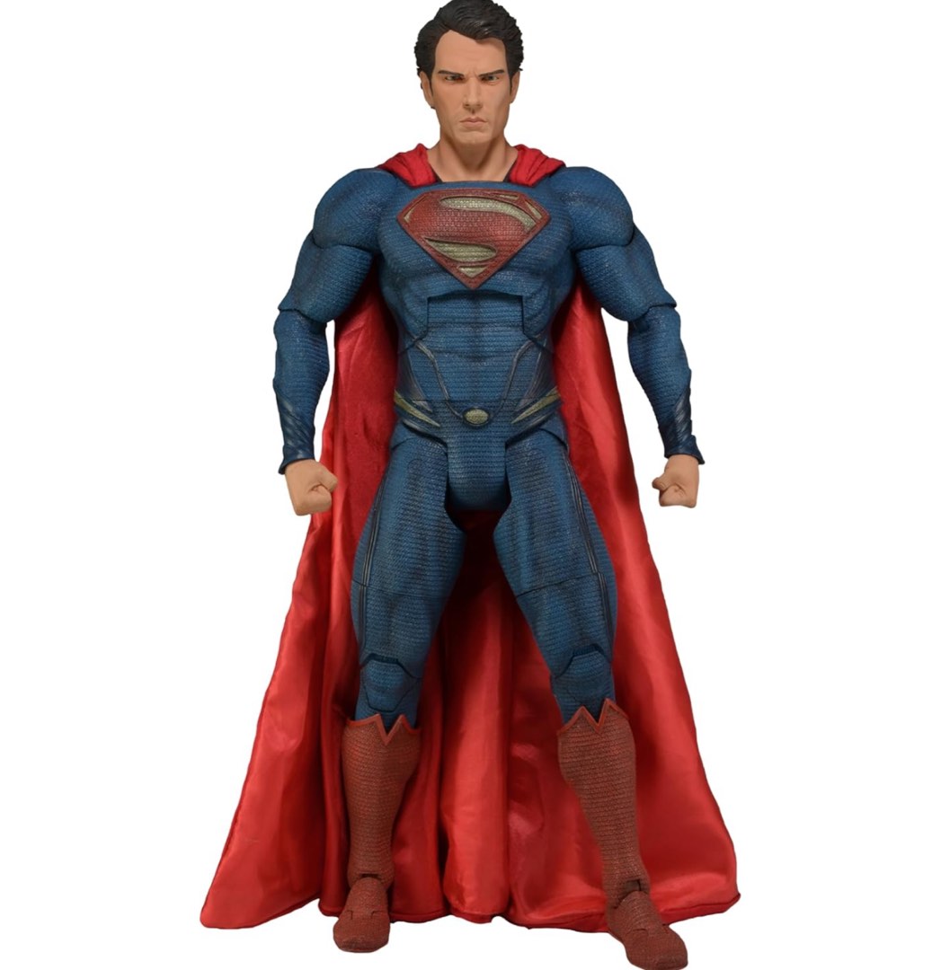 NECA Superman Man of Steel Action Figure, 1/4 Scale 45cm , Hobbies ...