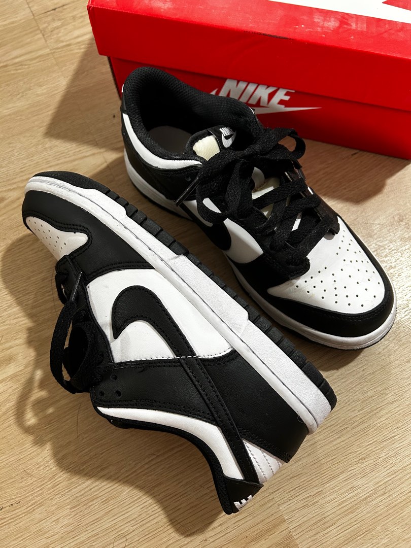 Nike Dunk Low (gs) Panda - black white, Women's Fashion, Footwear ...
