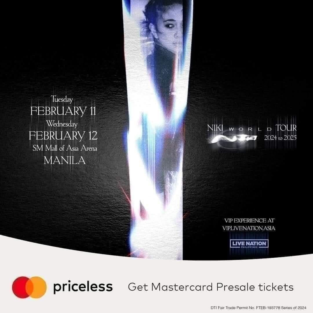 NIKI: BUZZ WORLD TOUR MANILA, Tickets & Vouchers, Event Tickets on ...