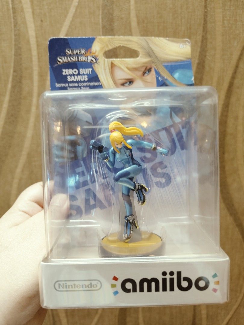 Nintendo Amiibo Zero Suit Samus, Hobbies & Toys, Toys & Games on Carousell