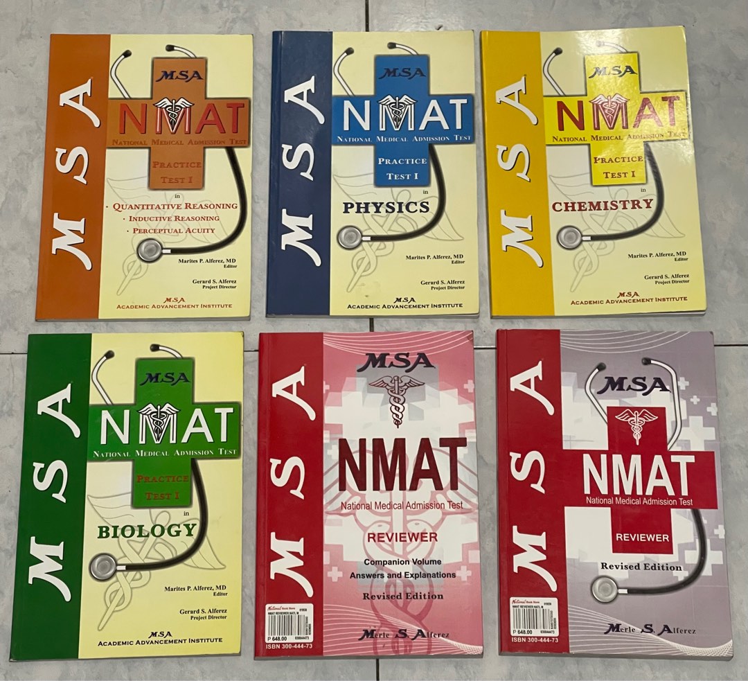 NMAT MSA Reviewer Set, Hobbies & Toys, Books & Magazines, Textbooks on ...