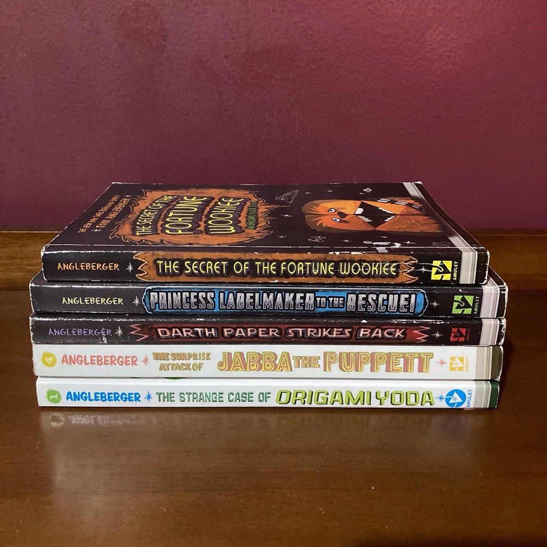 Origami Yoda Series by Tom Angleberger - Lot of 5 (Star Wars / Origami ...