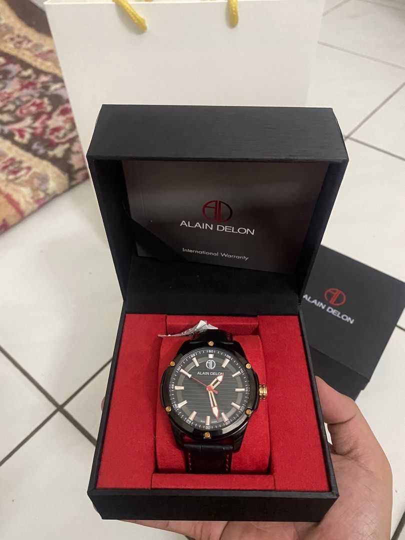 Original Alain Delon Men Contemporary Watch AD464, Men's Fashion ...