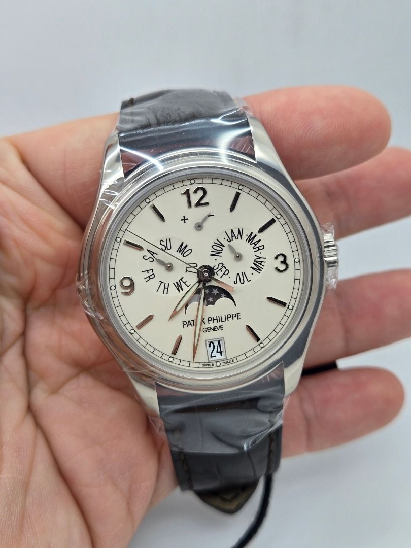 Patek Philippe 5146G Calatrava Annual Calendar White Gold Cream Dial WG ...