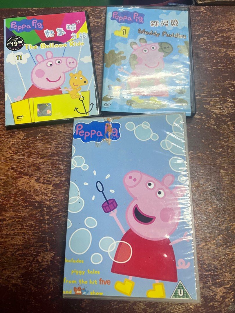 Peppa Pig DVD Collection Set FREE 2 Individual DVD, Hobbies & Toys ...