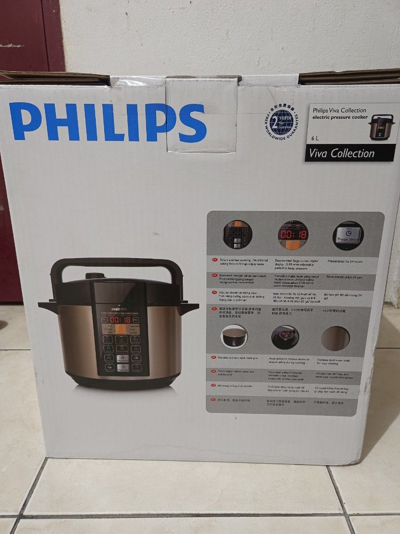 Philips Pressure Cooker, Furniture & Home Living, Kitchenware ...