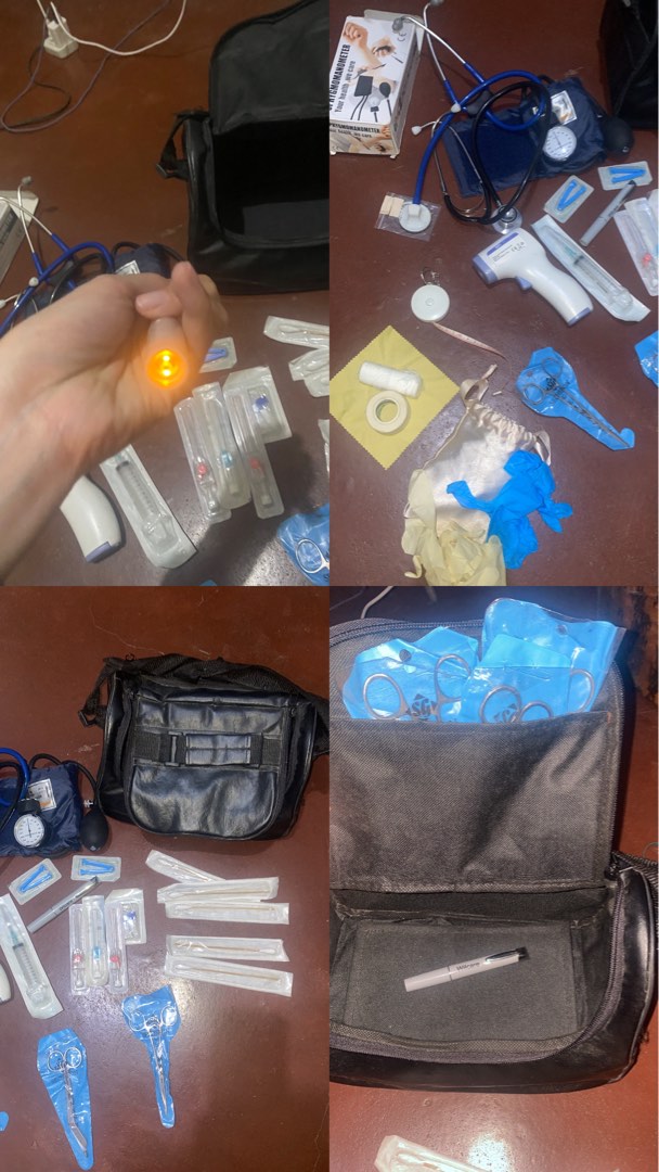 PHN Bag, Sphygmomanometer and Stethoscope (no bell) SET, Everything Else, Others on Carousell