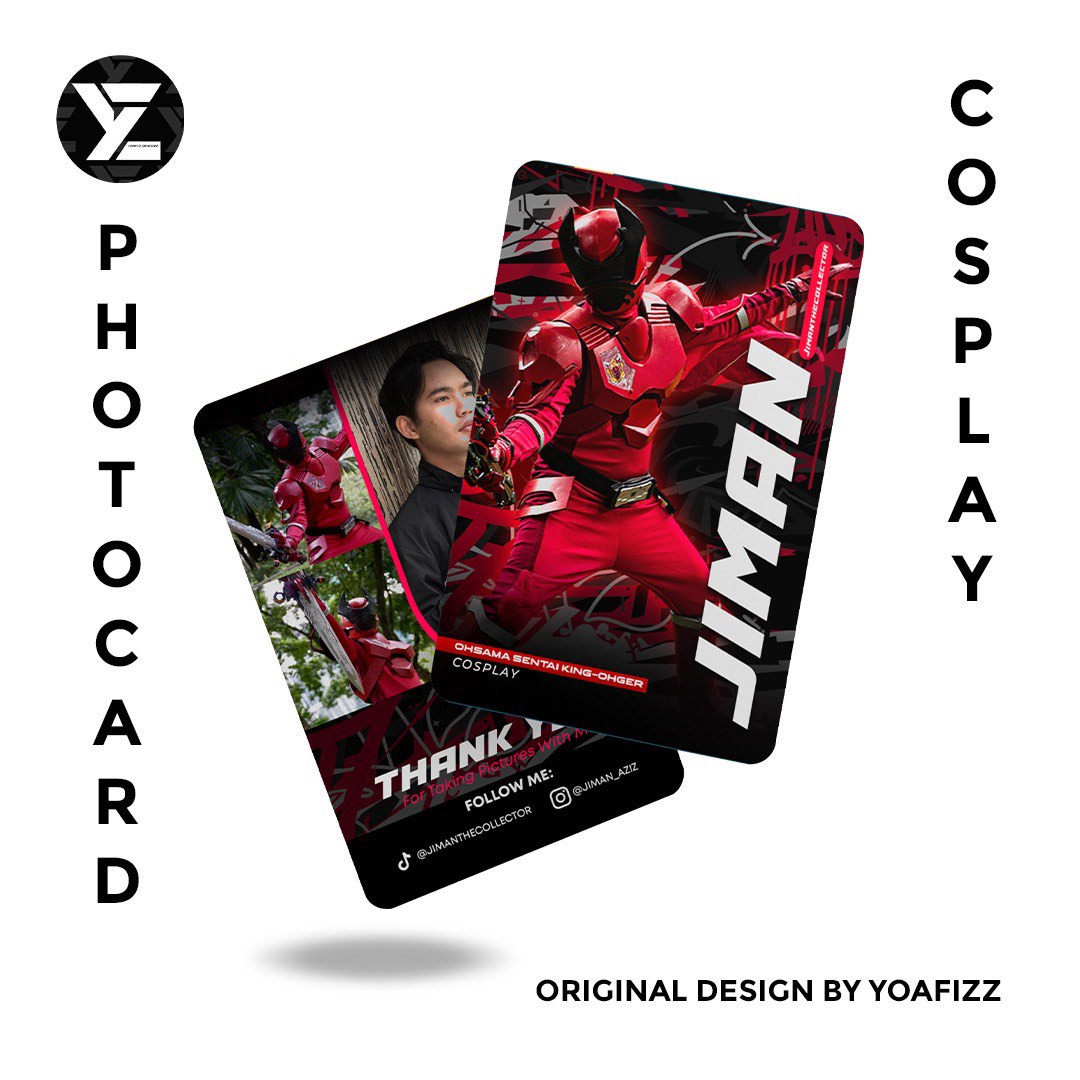 PHOTOCARD COSPLAYER DESIGN, Hobbies & Toys, Books & Magazines ...