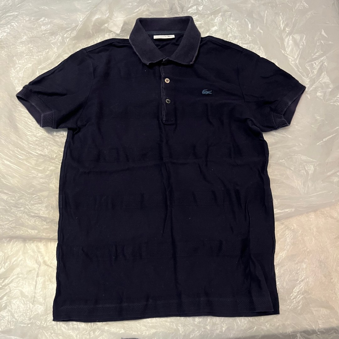 Pit18.5 authentic lacoste made in japan men polo shirt, Men's Fashion ...