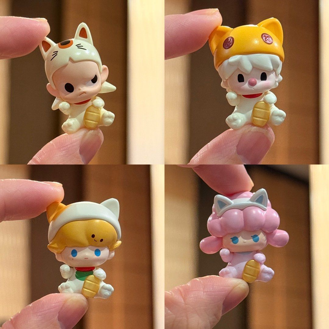 Pop Mart Pop Bean Lucky Cat Series - Labubu | Pucky | Dimoo | Hachipupu ...