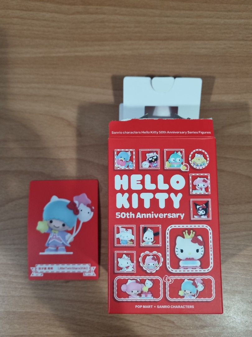 Popmart Hello Kitty 50th Anniversary Little Twin Stars(Kiki) Figurine ...