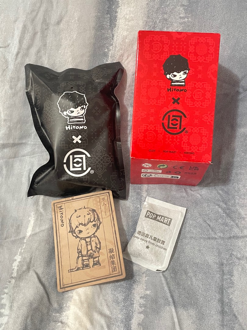 Popmart Hirono x CLOT Chinese, Hobbies & Toys, Toys & Games on Carousell