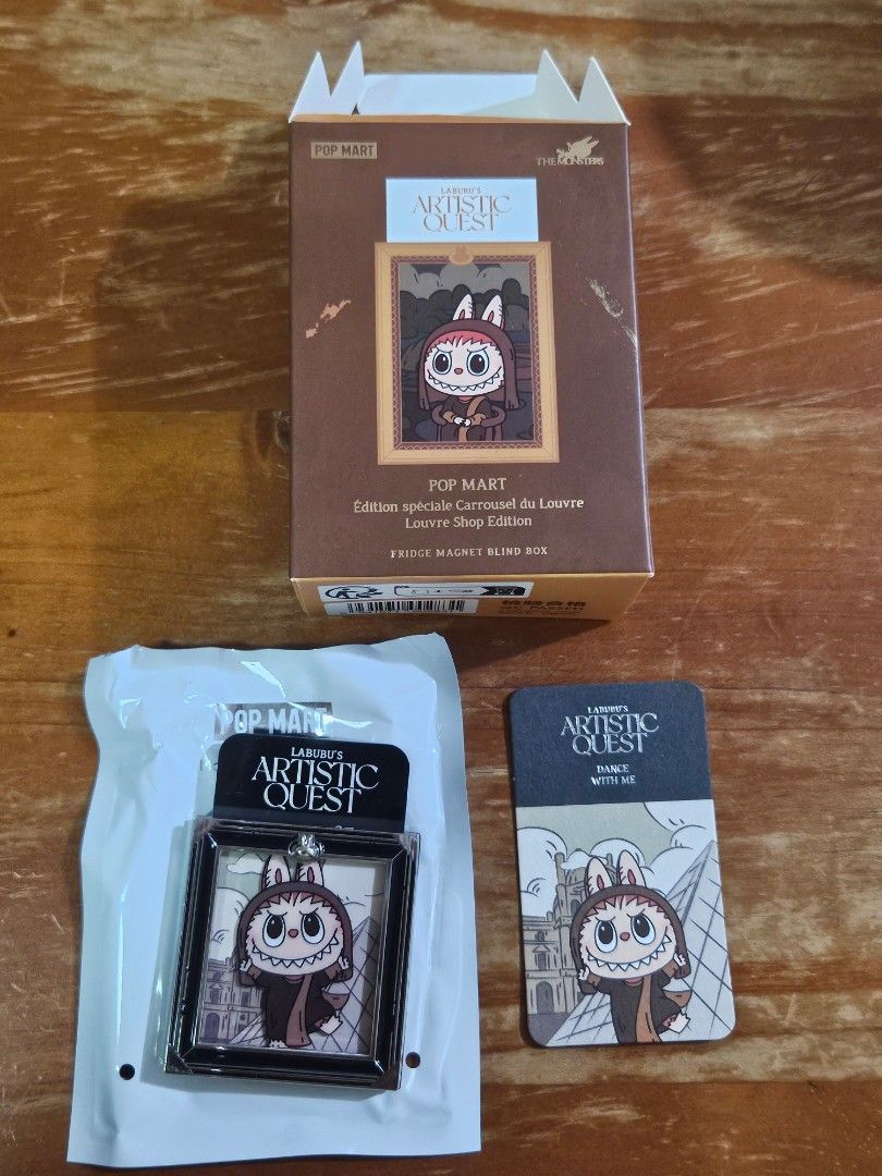 Popmart Labubu Louvre Magnet, Hobbies & Toys, Memorabilia ...