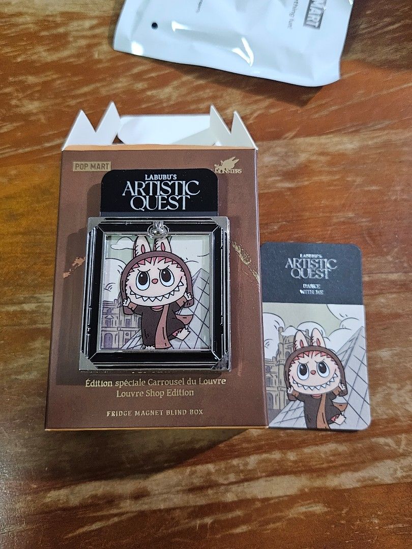Popmart Labubu Louvre Magnet, Hobbies & Toys, Memorabilia ...