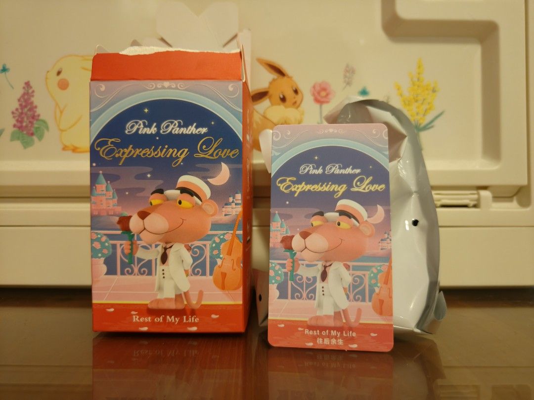 Popmart Pink Panther, Hobbies & Toys, Toys & Games on Carousell