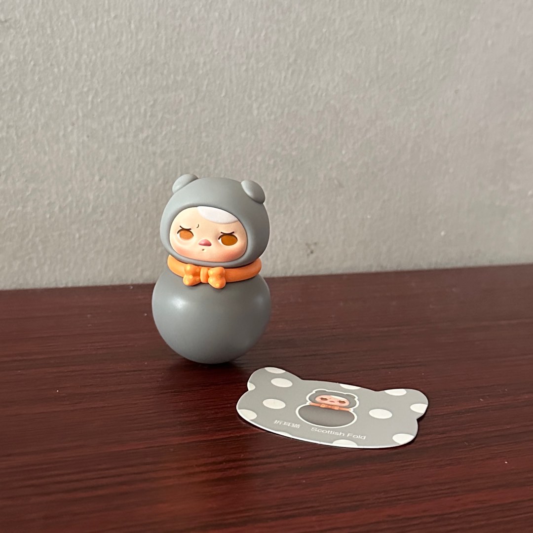 Popmart Pucky Roly Poly Kitty Scottish Fold, Hobbies & Toys, Toys ...