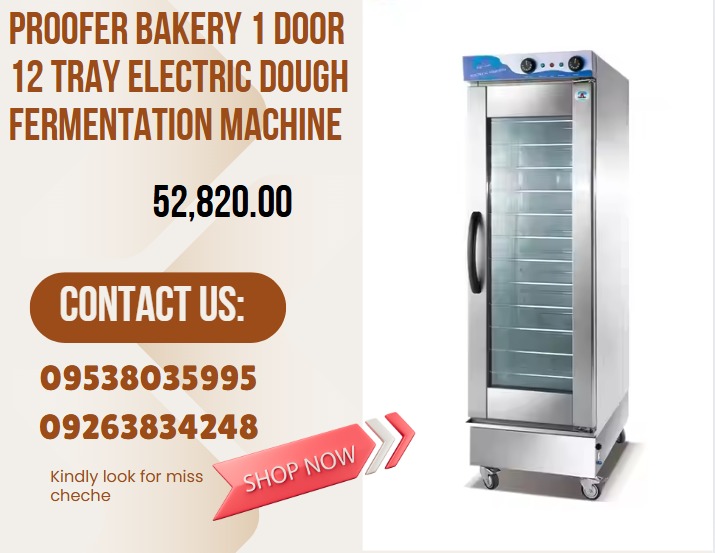 proofer bakery 1 Door 12 Tray Electric dough fermentation machine ...