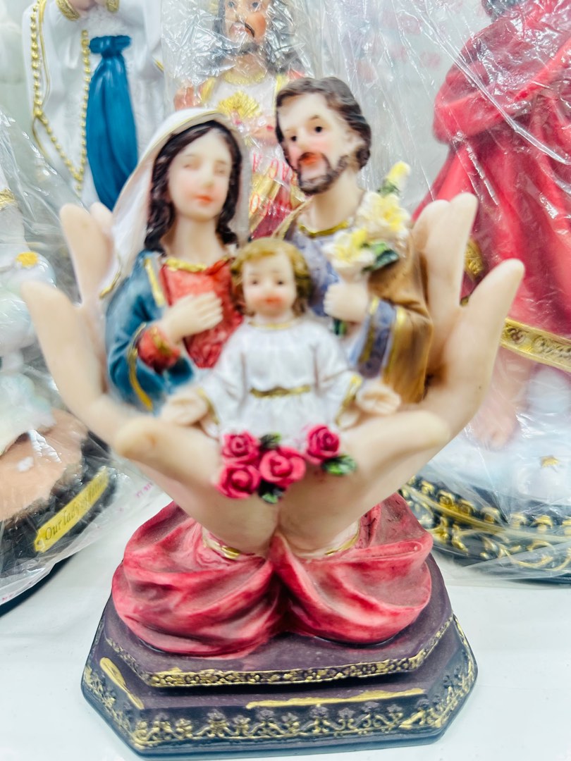 Quality Stone Cast Holy Family Catholic Religious Altar Display ...