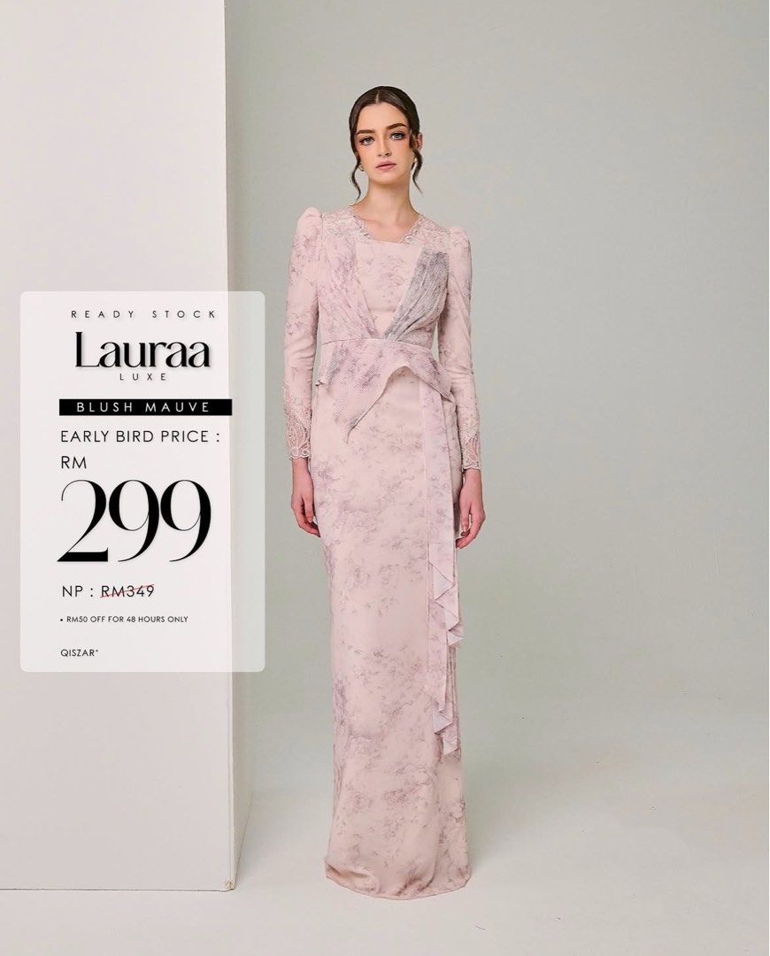 RENT LAURAA LUXE QISZAR RAYA 2025, Women's Fashion, Muslimah Fashion ...