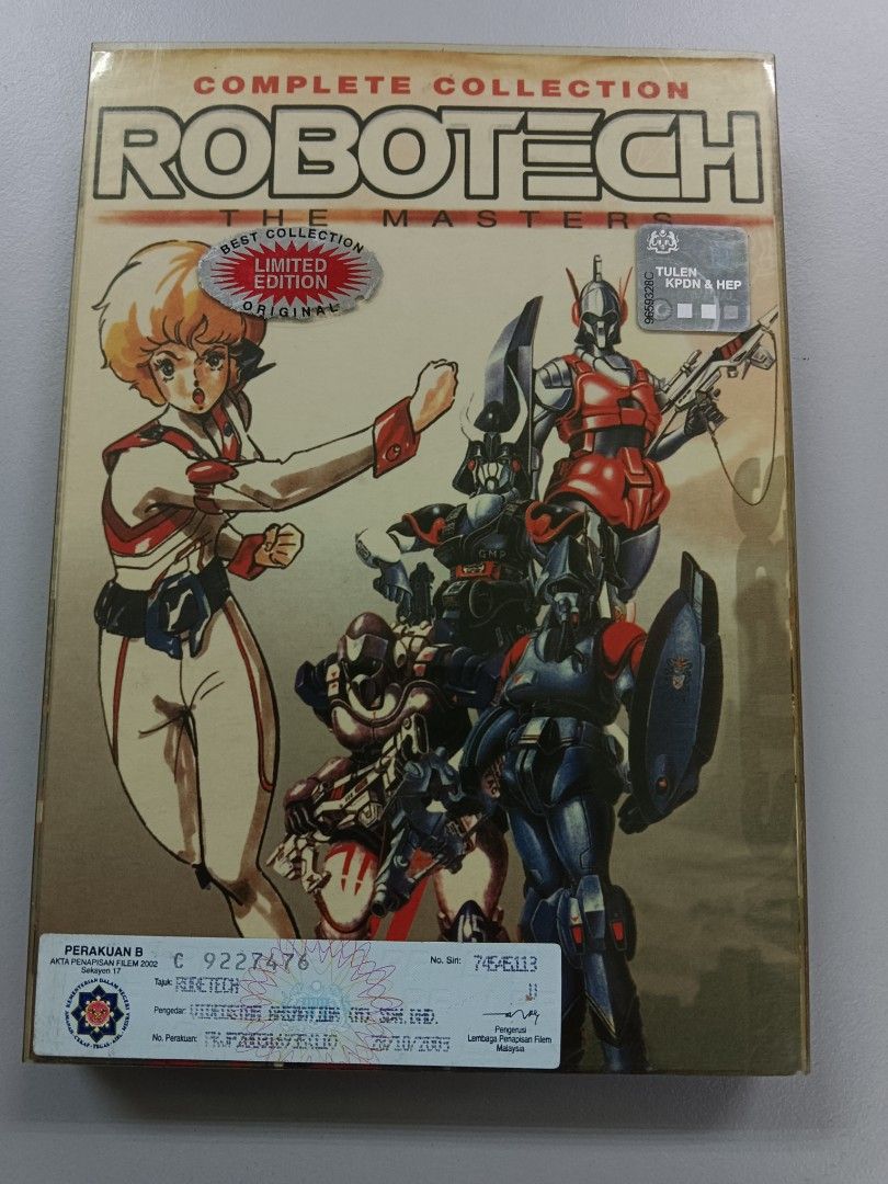 Robotech dvd limited edition collection collector koleksi, Hobbies ...