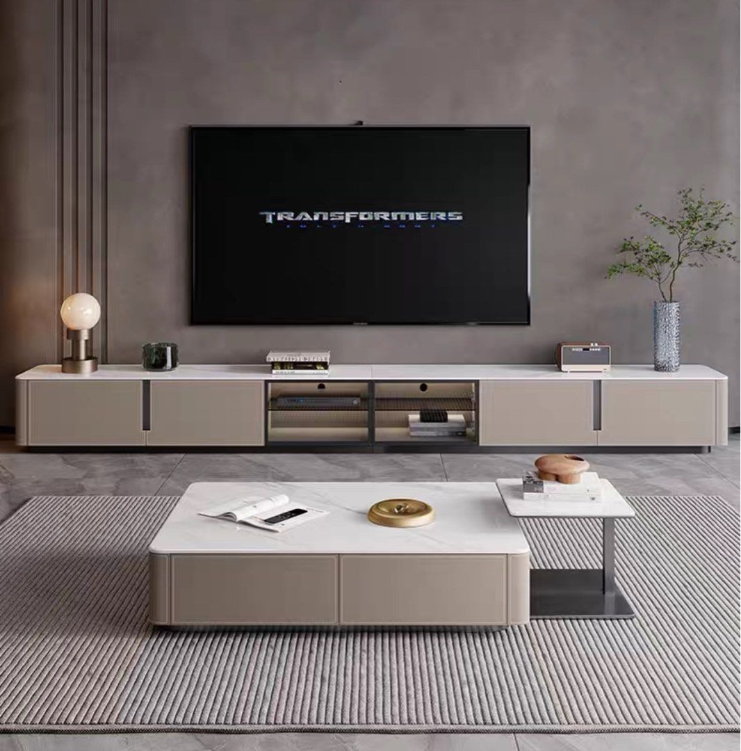 RUNA Modern Sintered Stone TV Console, Furniture & Home Living, Furniture, TV Consoles (Ready ...