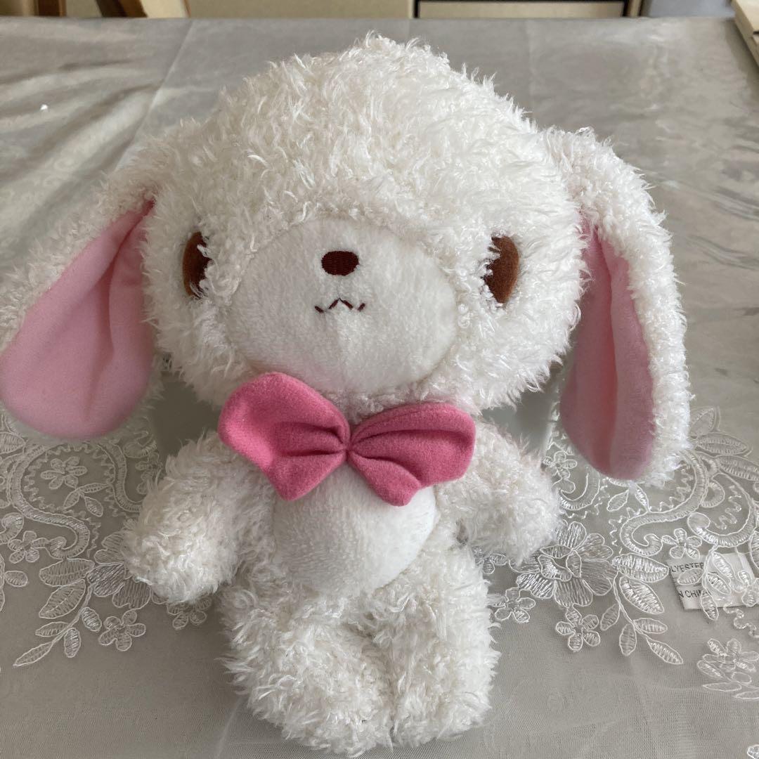 Sanrio Sugarbunnies Plush vintage RARE Shirousa Blue tag ARTICULATED ...