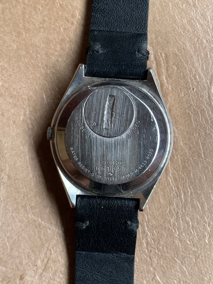 jam tangan Seiko quartz Type II langka jdm green sunburst siluet dial ...