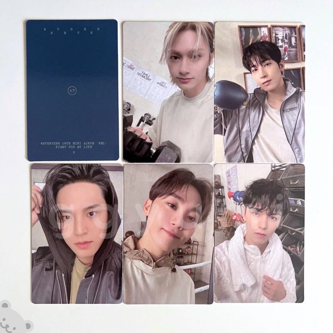SEVENTEEN FML album - Photocard - Fallen Misfit Lost / Faded Mono Life ...
