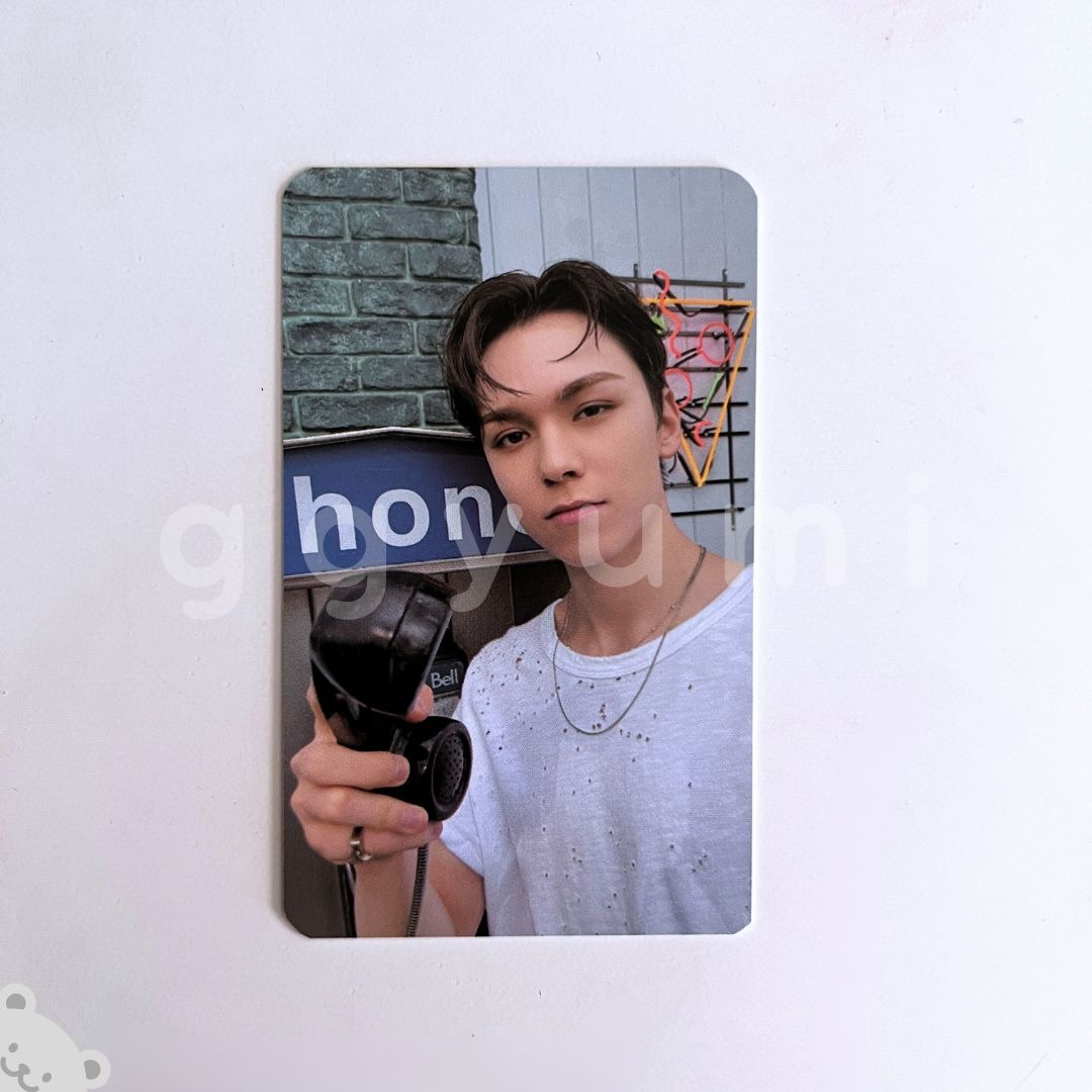 SEVENTEEN Sector 17 album - Soundwave Lucky Draw Photocard - Vernon svt ...
