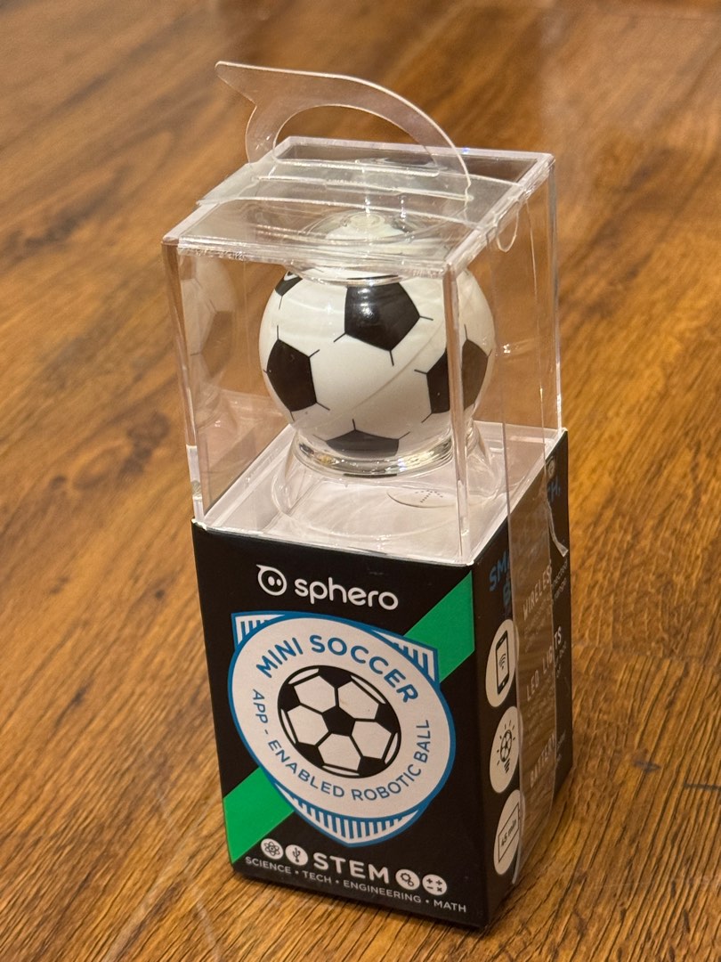Sphero mini soccer STEM app-enabled robotic ball, 興趣及遊戲, 玩具 & 遊戲類 ...