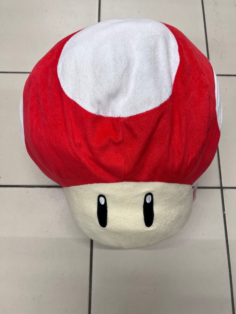 Super Mario mushroom plushie LARGE SIZE, Hobbies & Toys, Toys & Games ...