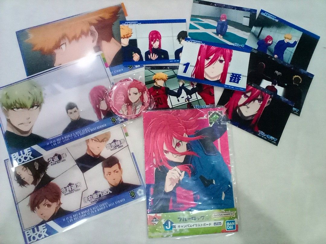 TAKE ALL Bluelock Chigiri Merch Set/blue lock, Hobbies & Toys ...