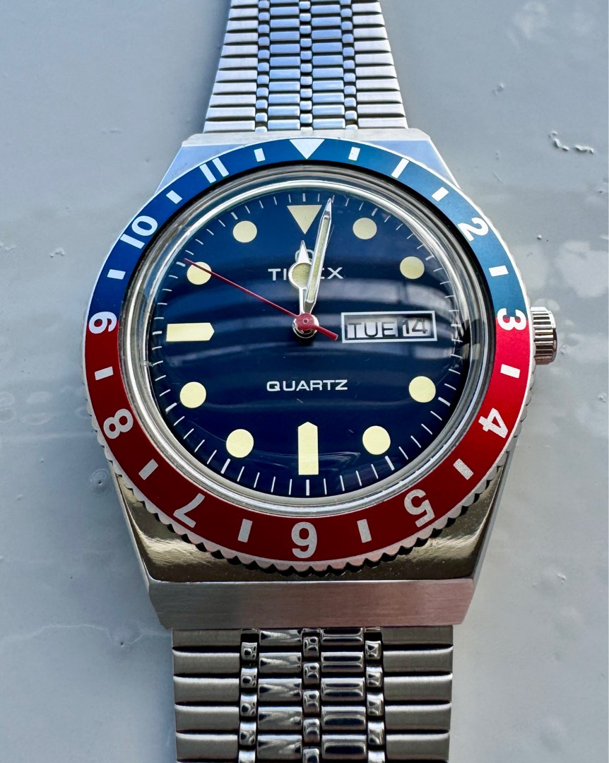 Timex Q Pepsi, Men's Fashion, Watches & Accessories, Watches on Carousell