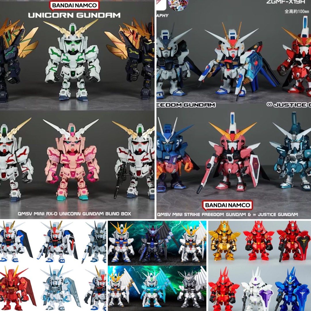 BIG CLEARANCE SALES (Total of 4 sets - 24 QMSV set) - Gundam seed ...