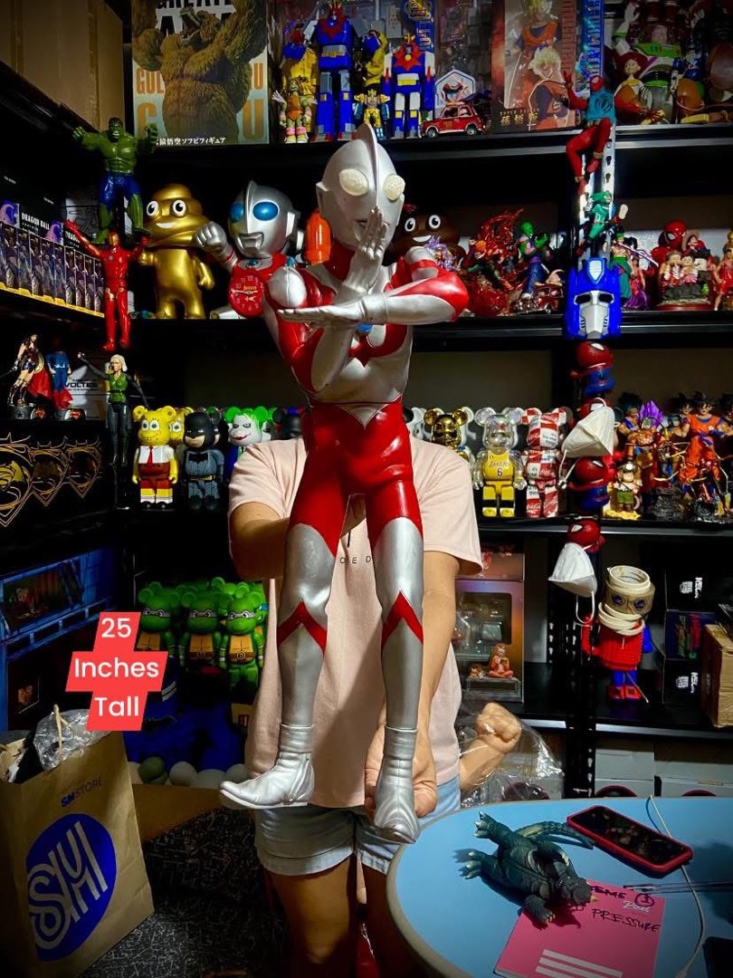 ULTRAMAN HAYATA SUPER JUMBO Japan store display RARE!, Hobbies & Toys ...