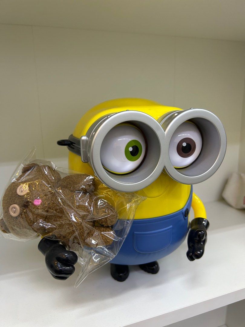 USJ Minion Popcorn Bucket Talking Bob & Tim USJ Universal Studios Japan ...