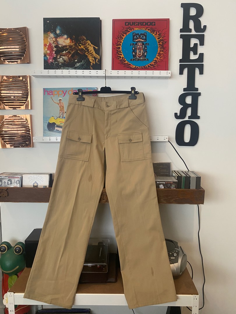 Vintage 60s 70s Bush Pants, Men's Fashion, Bottoms, Chinos on Carousell